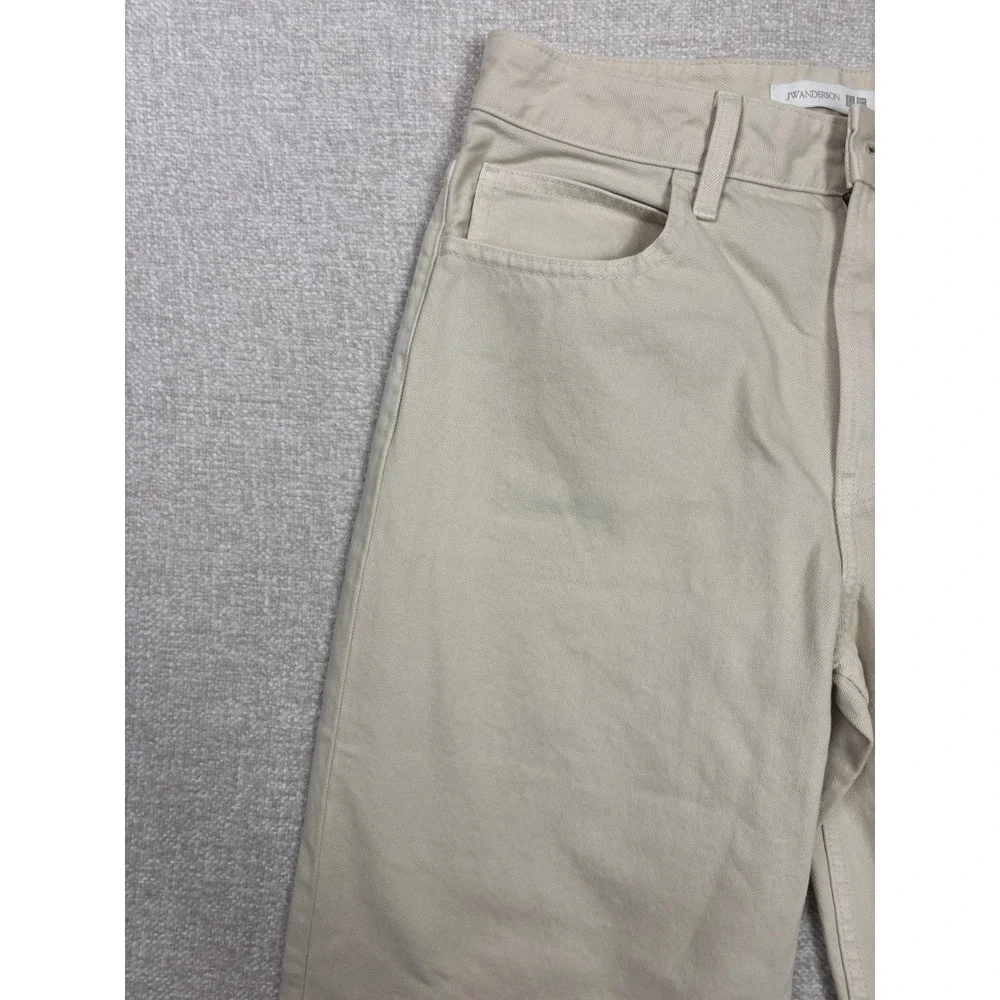 Uniqlo | Jeans | Uniqlo Jw Anderson Baggy Jeans Womens 27 Natural Cream ...